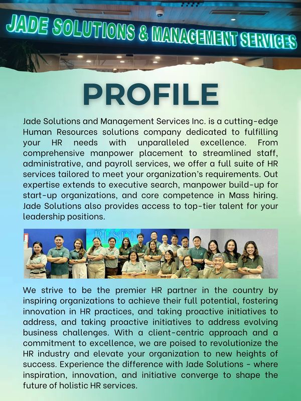 About | Jade Solutions and Management Services Inc.
